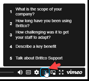 Provider Interviews on their experiences with Brittco